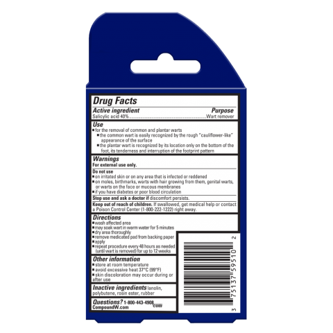 Compound W® One Step Pads | Compound W® Wart Removal Products